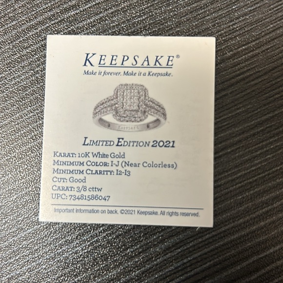 KEEPSAKE the Label | Jewelry | Diamond Ring | Poshmark